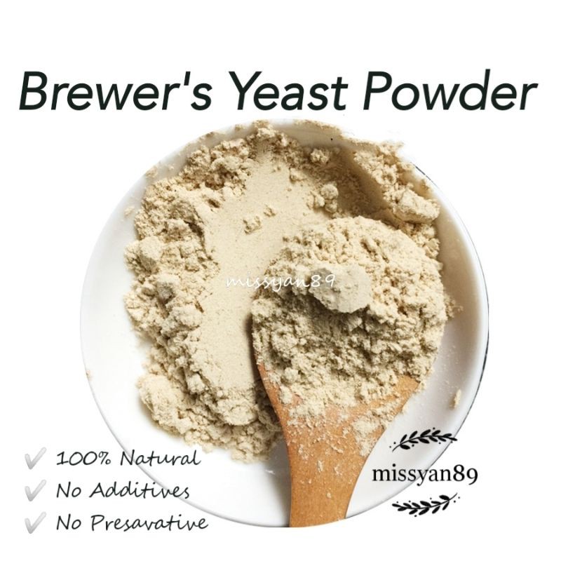 500g Natural Brewer's Yeast Powder (Germany) 啤酒酵母粉 High Nutritous Help ...