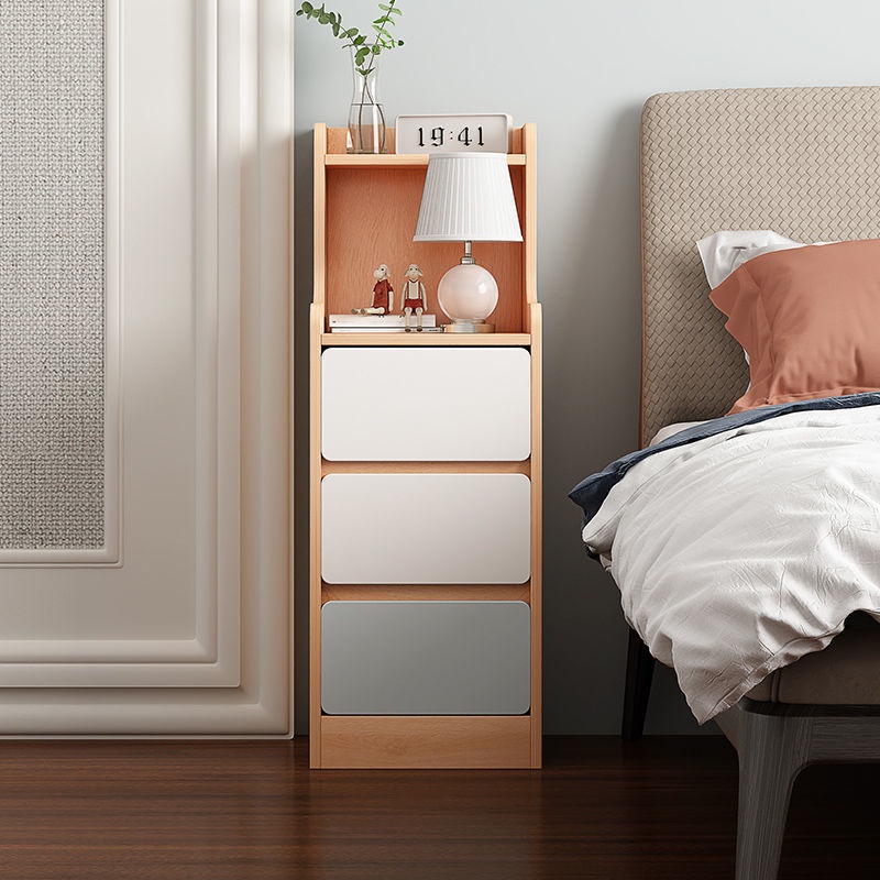 Side cabinet Bedside Table Simple Modern Ultra Narrow Mini Locker ...