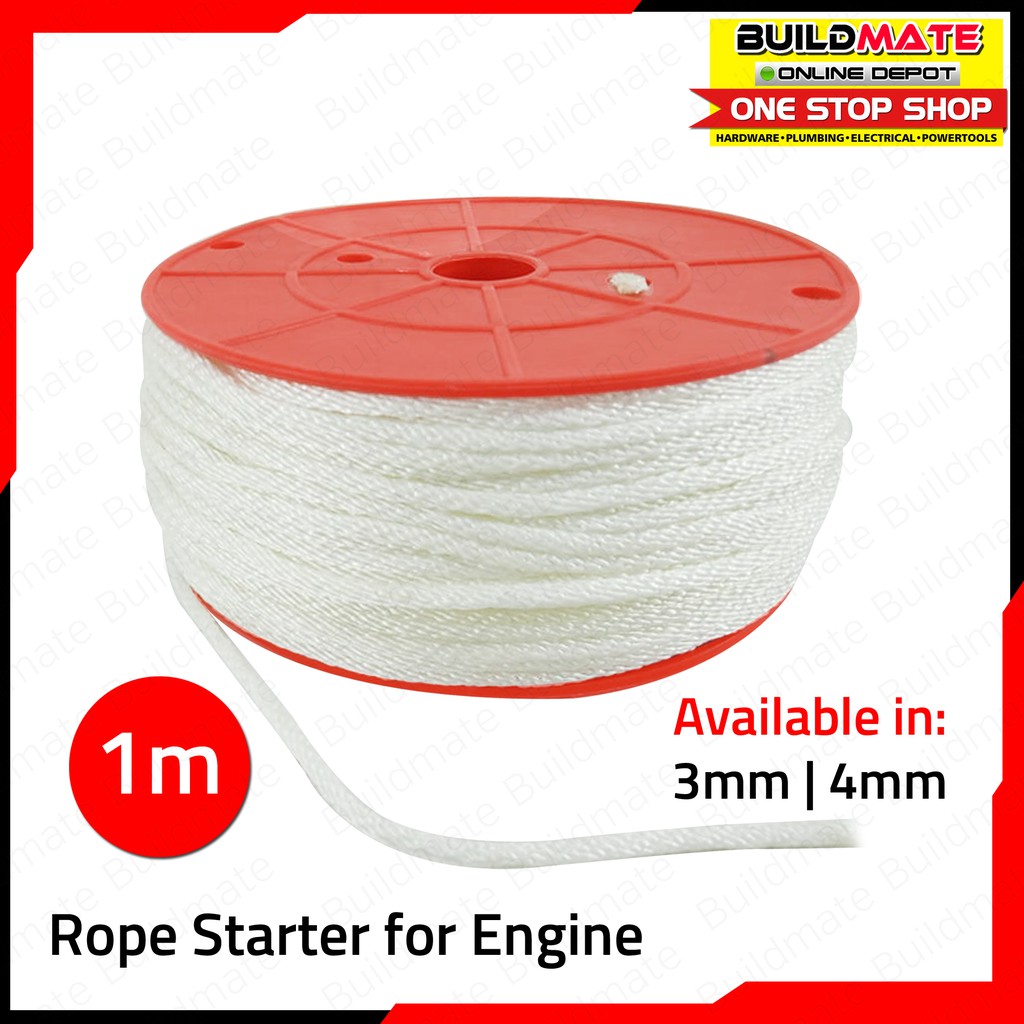 Rope Starter for Engine SOLD PER 1METER •BUILDMATE• | Shopee Singapore