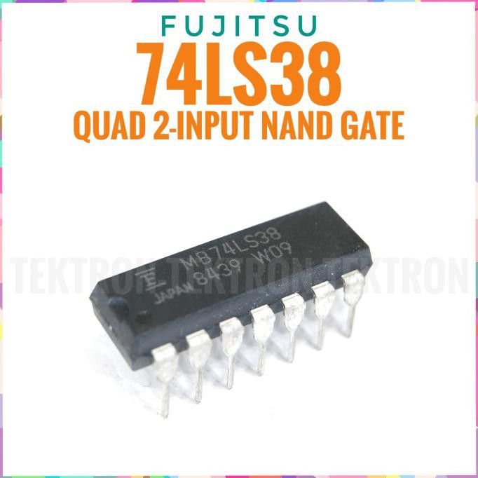Fujitsu 74LS38 7438 Quad 2-input NAND Gate tektron22 Come on, Order | Shopee Singapore