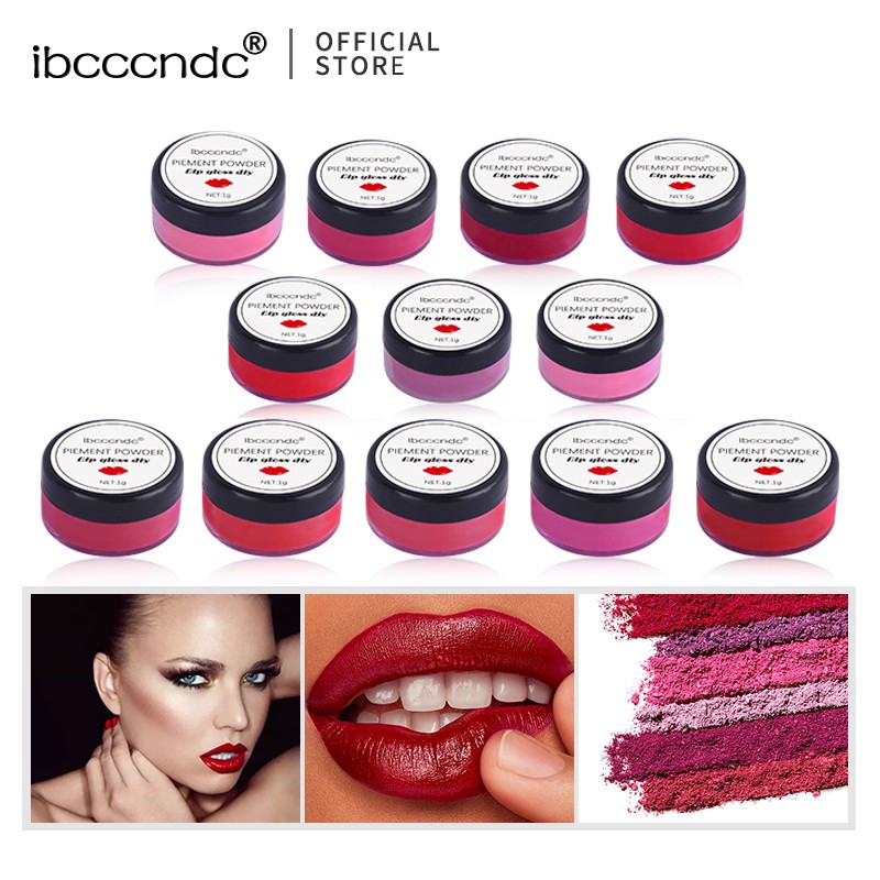 ibcccndc 65 colors Diy Lip Gloss Pigment Powder Lip Glaze Pigment (21 ...