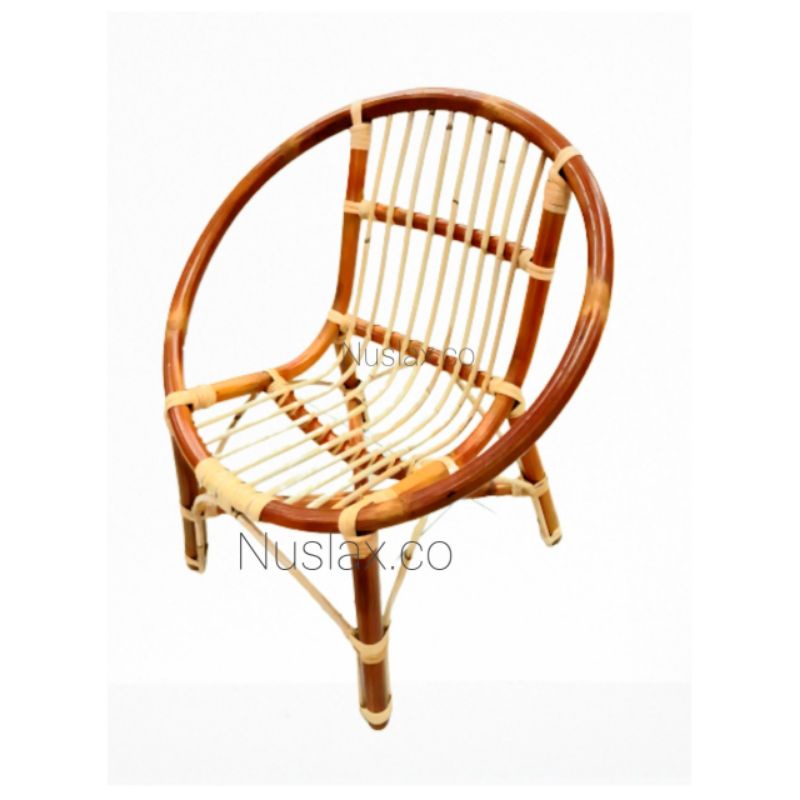 Rattan Chair Kerusi rotan bulat | Shopee Singapore
