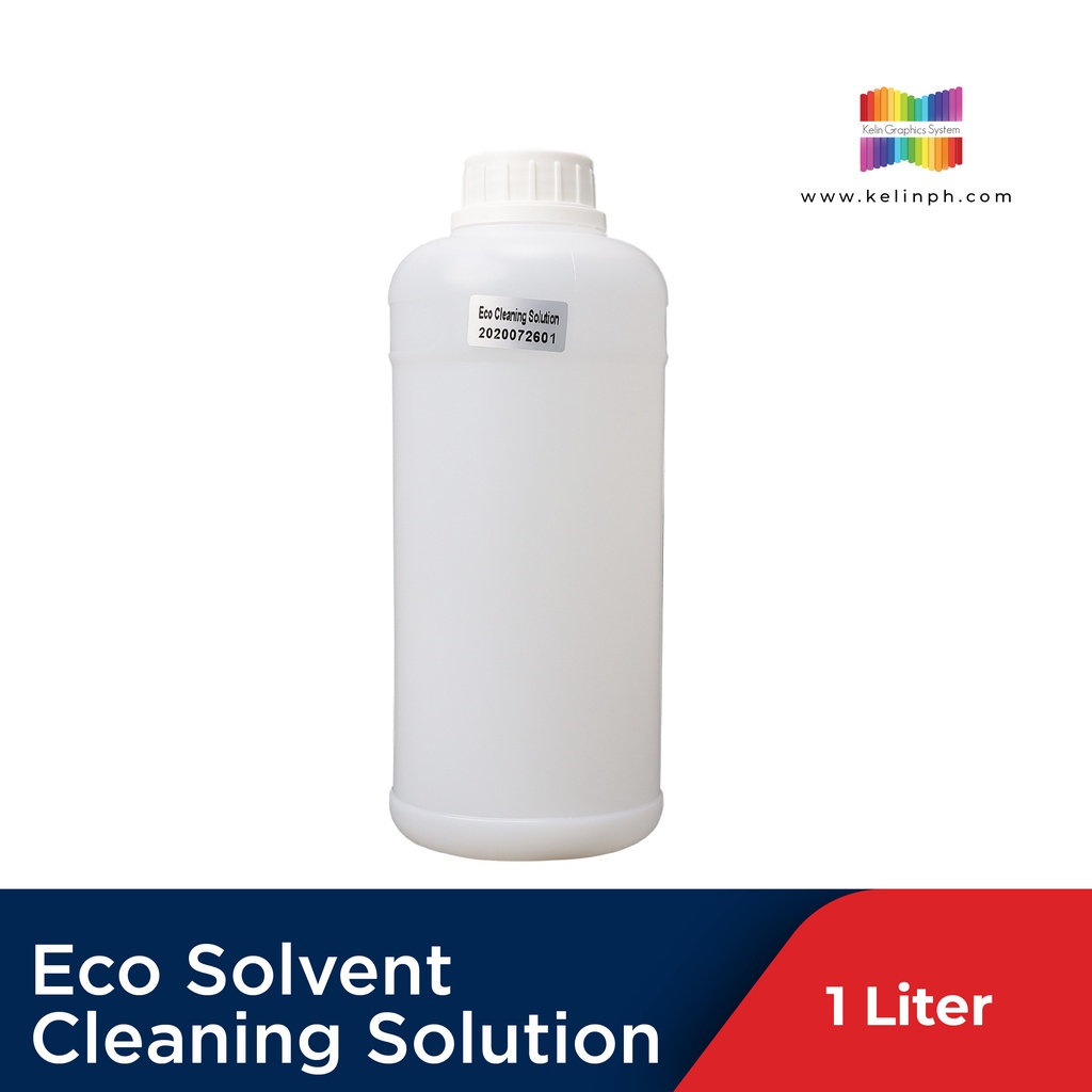 KGS Eco Solvent Cleaning Solution 1 Liter Round Bottle For Eco Solvent ...