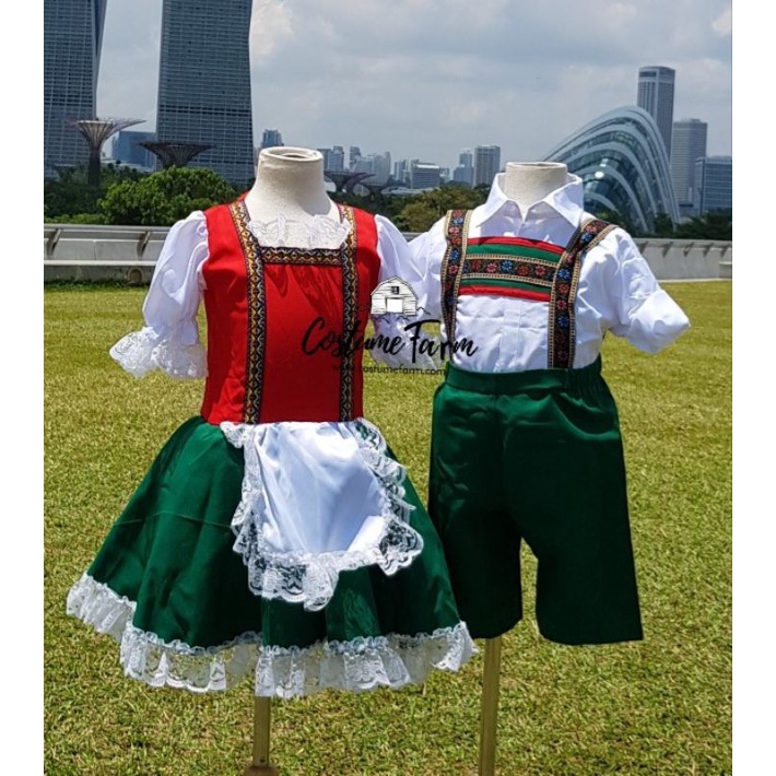 Ethnic Traditional Eurasian Costume for Boy & Girl - Racial Harmony Day ...
