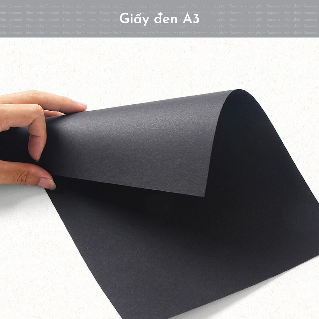 BLACK DRAWING PAPER A3/A4 SIZE, 180gsm black paper | Shopee Singapore