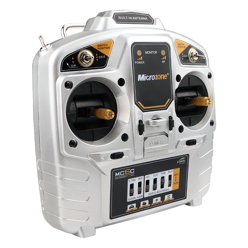 Microzone Mc6c 2.4G 6CH 800M Remote Controller Transmitter MC7RB ...