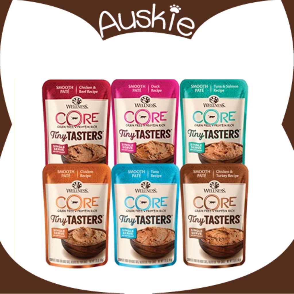 Wellness Core Tiny Tasters Wet Cat Food 1.75oz (6 Flavors) | Shopee ...