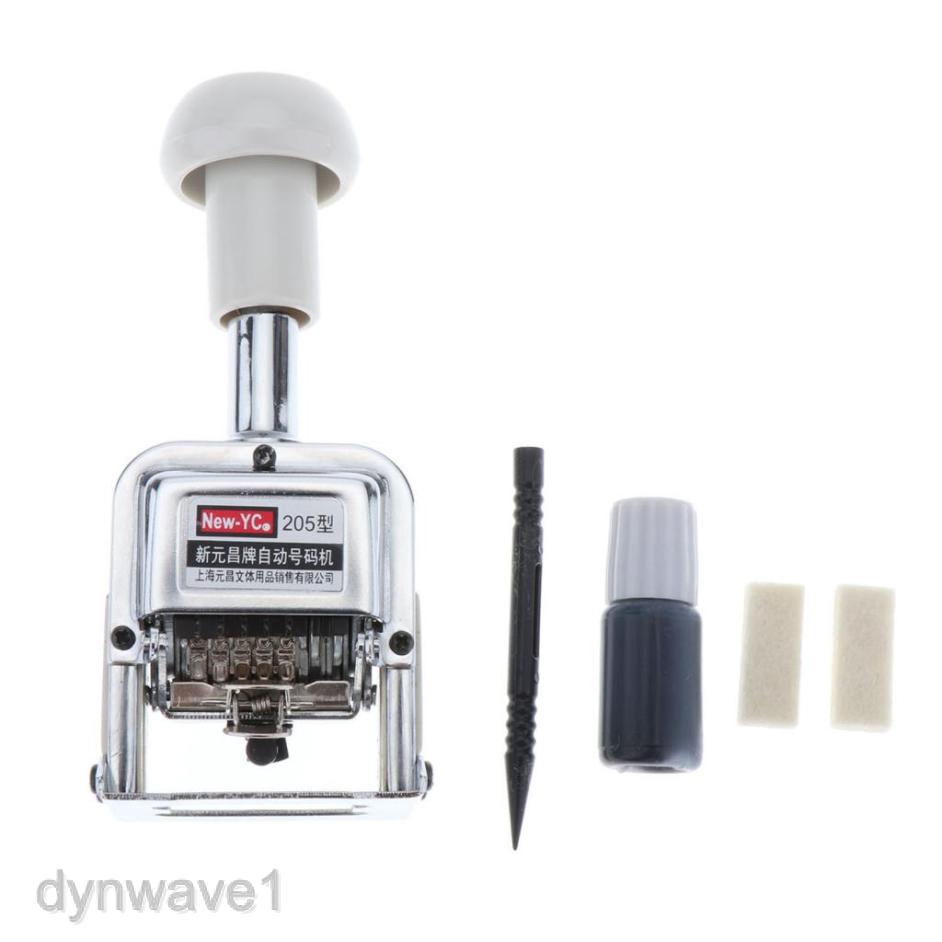 Automatic Numbering Machine Self Inking Number Stamp Auto Jump Digits ...