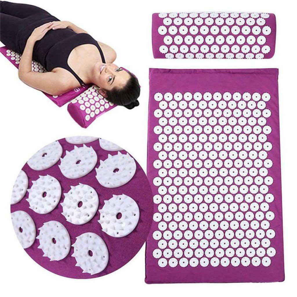 eXwi Acupressure Lotus Spike Mat Yoga Shakti Mat Massage Acupuncture ...