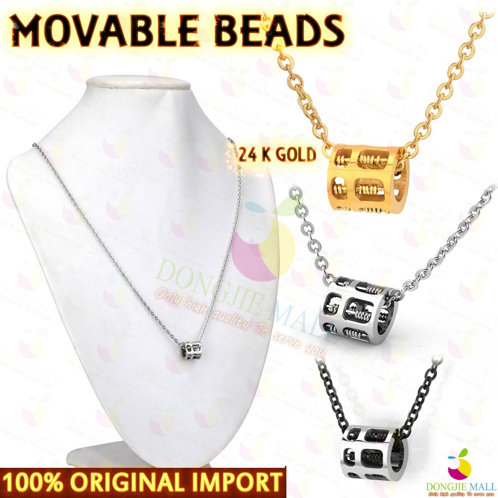 Official Authentic Transfer beads 24K Gold Plated Abacus Unisex Movable ...
