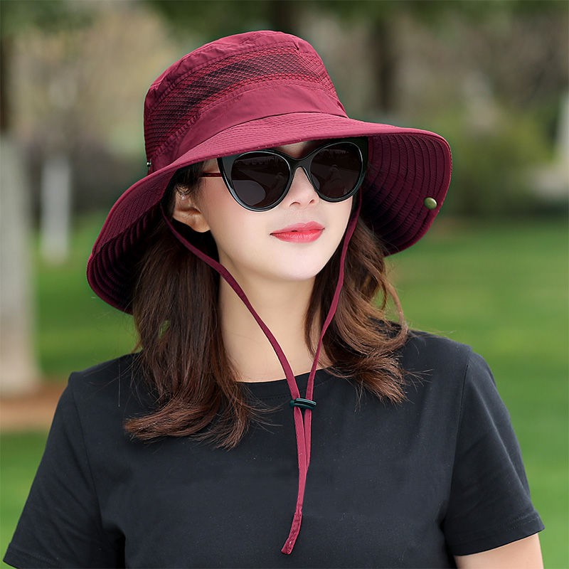 Women's hats, sun hats, outdoor anti-ultraviolet rays, new face ...
