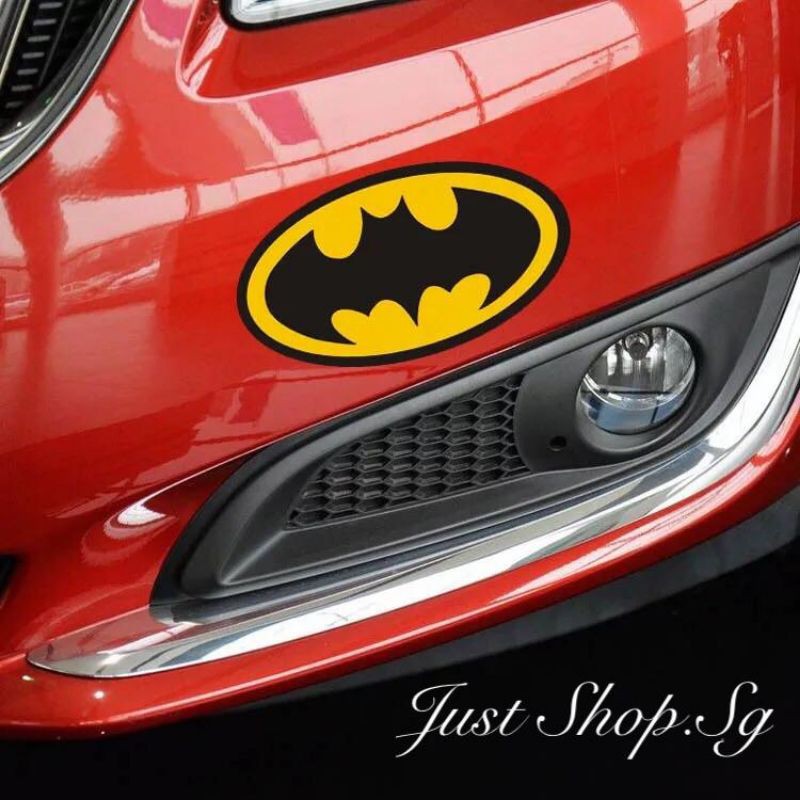 SG Instock! Batman Logo Sticker Car Sticker Laptop sticker Wall Sticker ...
