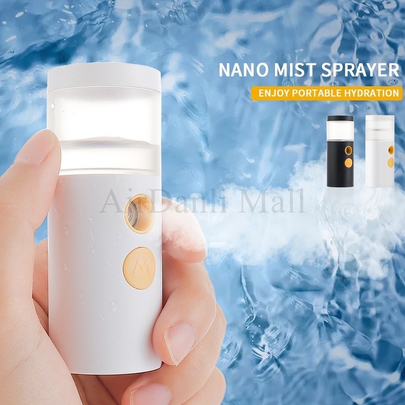 New 30ml Mini Nano Water Mist Sprayer Portable Handheld Facial Steamers