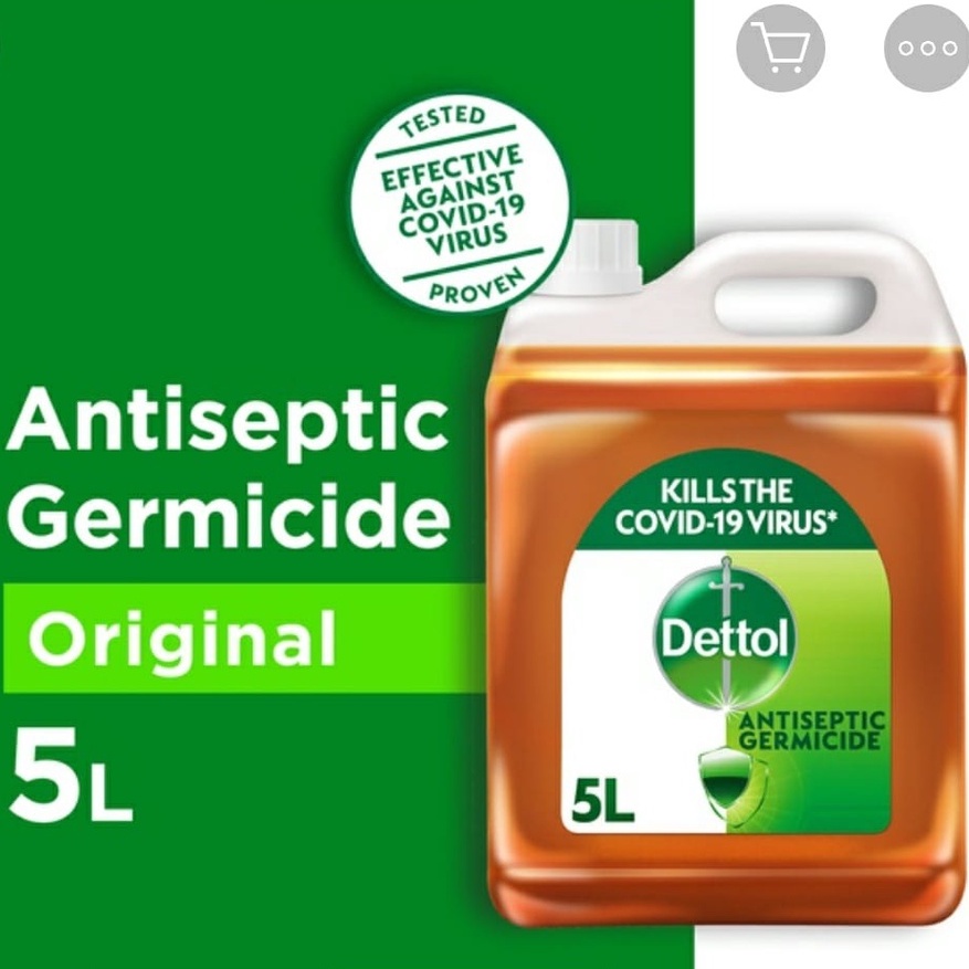 Dettol Antiseptic Germicide Liquid 5l Kills 99 9 Percent Of Germs