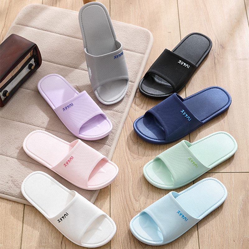 READY STOCK Korean Unisex Women Men Slipper Bedroom Bathroom Toilet Living Room Beach Home ...