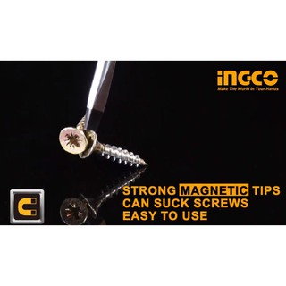 INGCO HKSD0628 6 pcs screwdriver set | Shopee Singapore