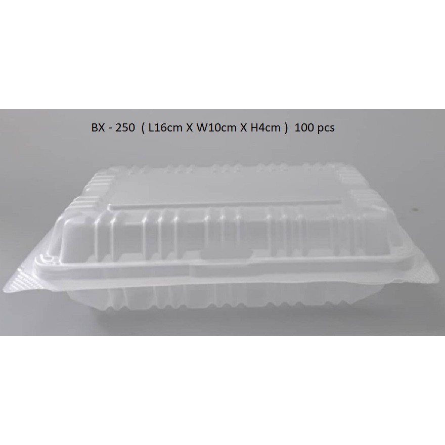 Disposable PP Lunch box, plastic container 48pcs | Shopee Singapore