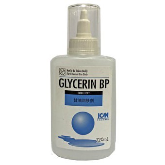 Bundle of 3 X Glycerin BP 120ml - Gentle moisturiser for dry skin ...