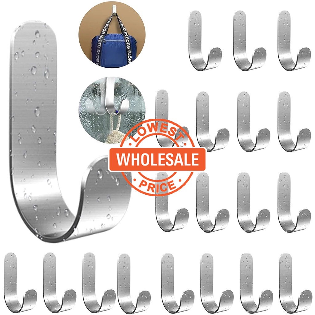[ Wholesale Prices ] J-Shaped 304 Stainless Steel Hook/Strong Adhesive ...