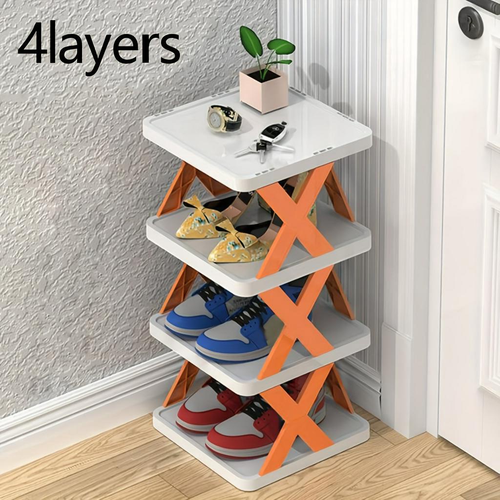 1pc Foldable Simple Shoe Shelf indoor Combination Shoe Rack | Shopee ...