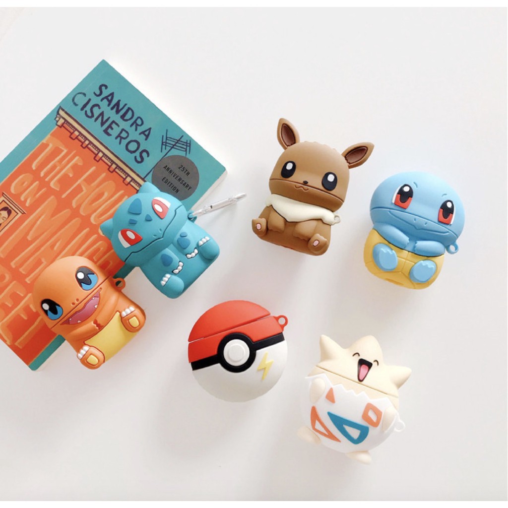 for Airpods gen 3 1 2 pro Case Pokemon Pikachu Eevee Squirtle ...