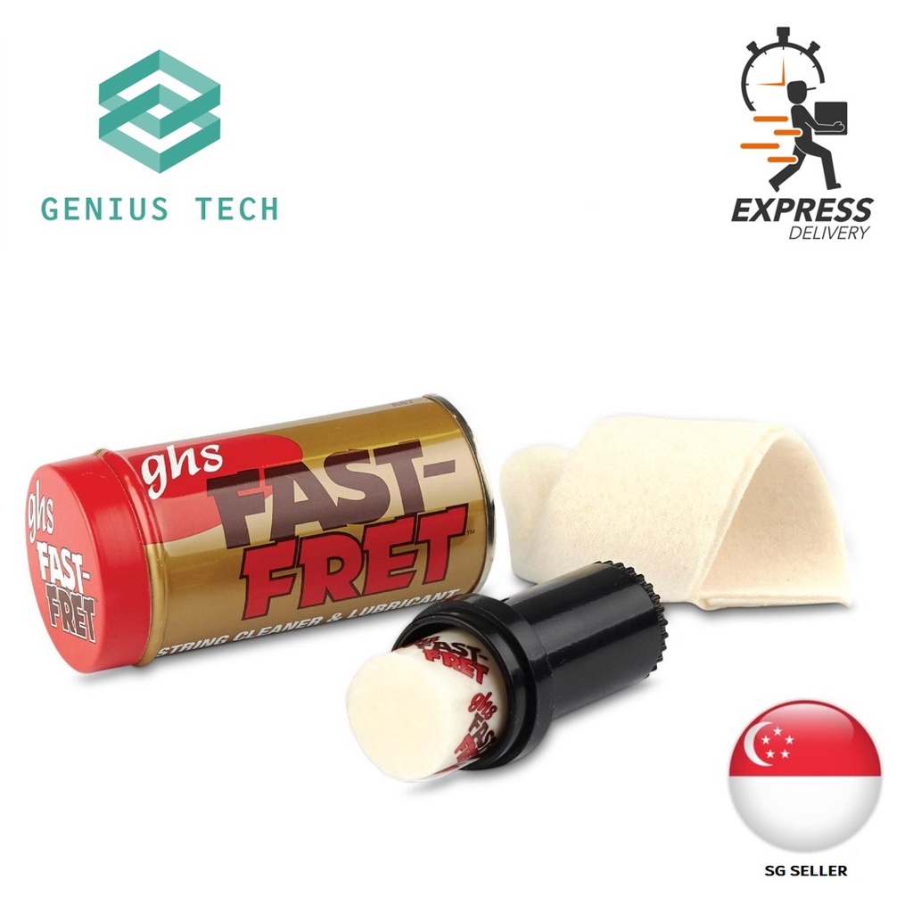 [SG SELLER] GHS Fast Fret Guitar String Cleaner Made in USA | Shopee ...
