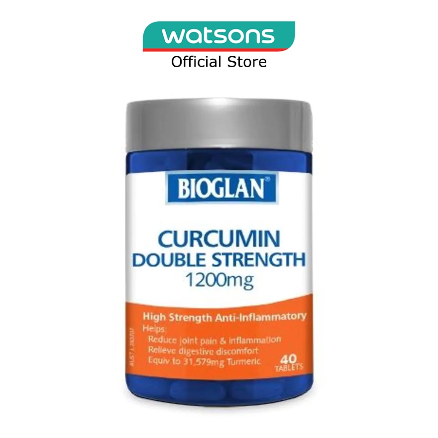 BIOGLAN Double Strength Curcumin 1200mg 40 Tablets | Shopee Singapore