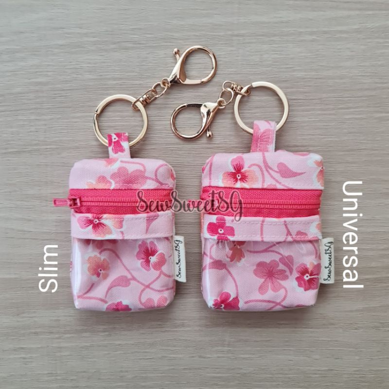 Trace Together Token Pouch - Pink Pansies | Shopee Singapore