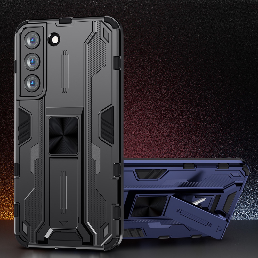 Armor Shockproof Case for Samsung Galaxy S22 S21 Ultra S22 S21 Plus S21 FE 5G Casing Stand ...