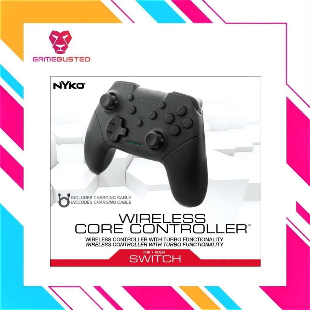 NYKO Nintendo Switch Wireless Core Controller Black (87235) | Shopee Singapore