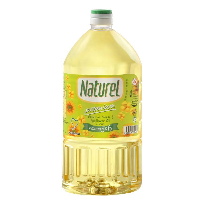 Naturel Cooking Oil Premium Blend of Canola & Sunflower 2L | Shopee ...