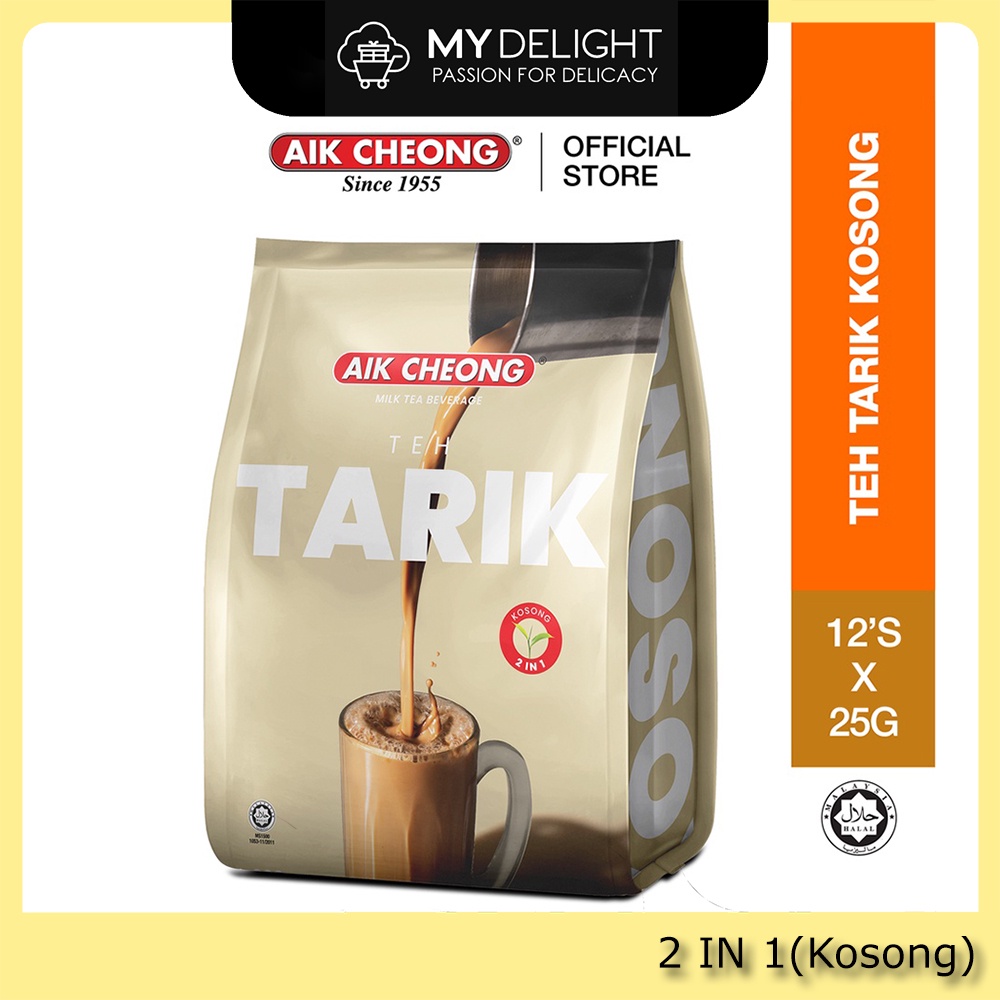 Melaka Aik Cheong Teh Tarik Milk Tea CHAM No Sugar Kosong 2 In 1 ...