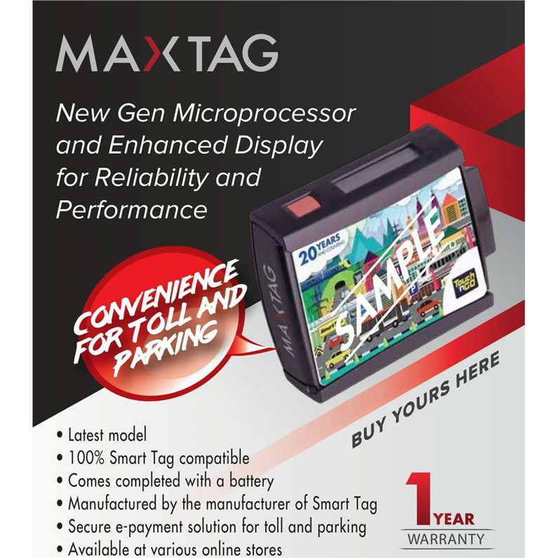 Smart Tag Touch n Go reader Maxtag smarttag | Shopee Singapore