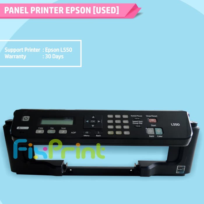 TOMBOL Epson L550 Assembly Panel Control L550 FSB1684 Printer Power On ...