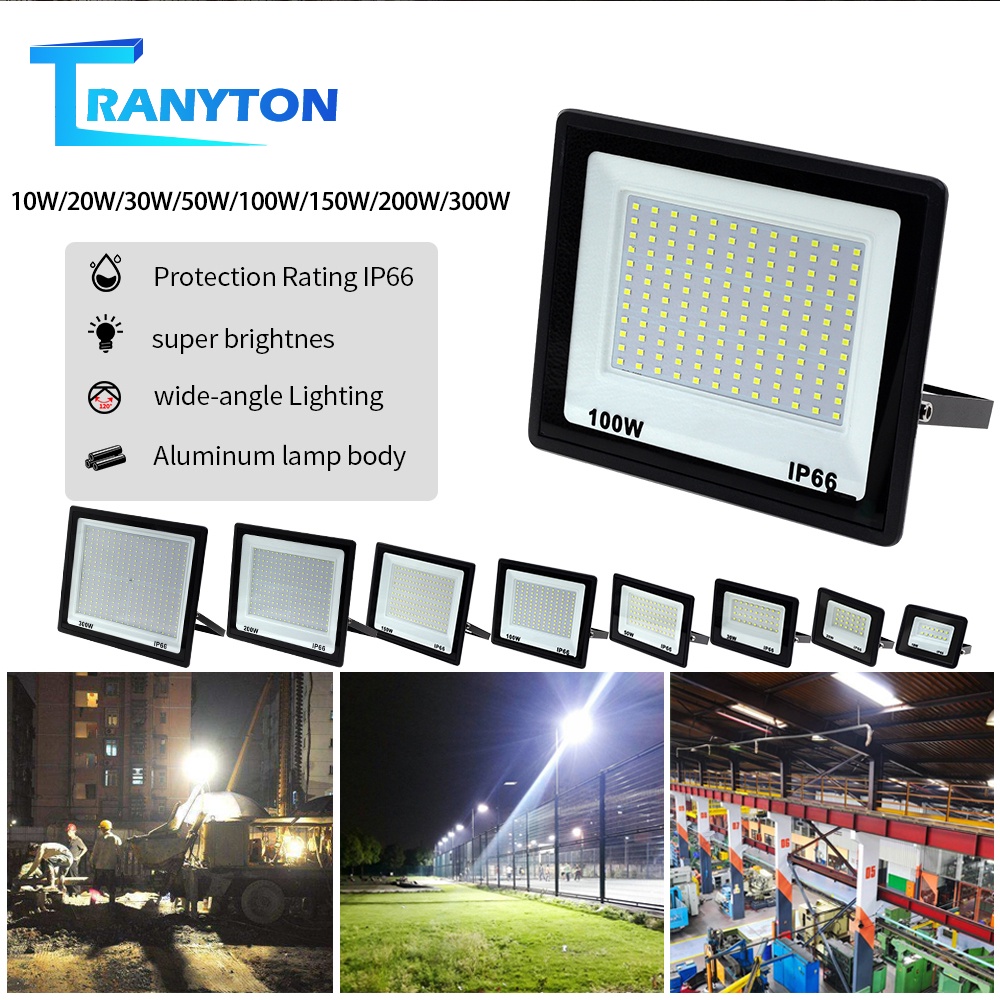 Upgraded LED Flood Light Spotlight 240v 10W/30W/50W/100W/150W/200W Daylight/Warm White IP66 ...