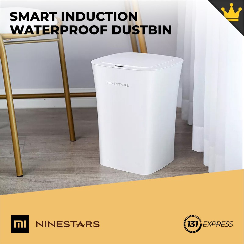 Ninestars Smart Induction Waterproof Dustbin [ 10L, 5s, Auto Fast Open ...