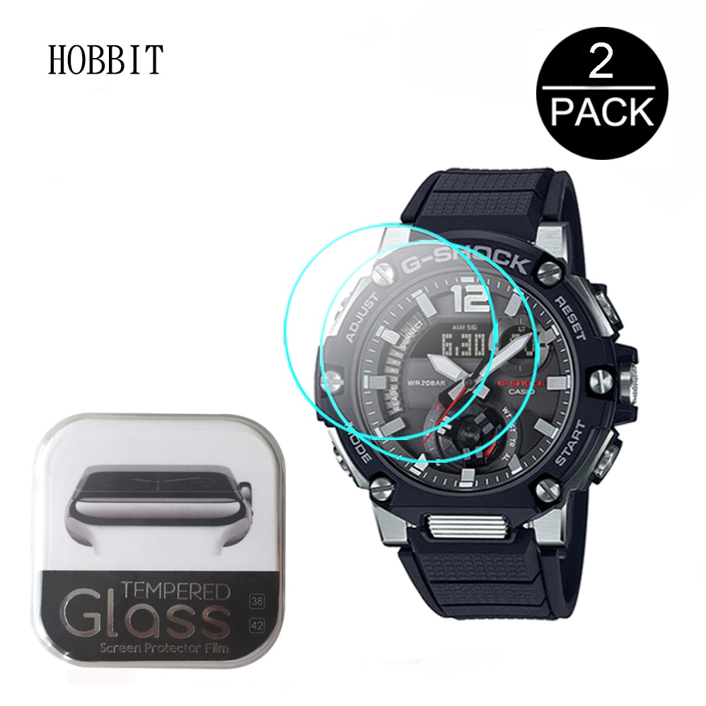 2Pcs Anti-Scratch Glass For Casio G-SHOCK GST-B300 GST-B300S GST-B300SD ...