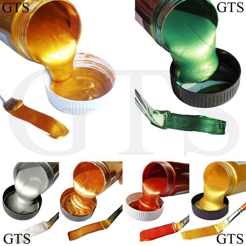 300ml Gold Paint Metallic Acrylic Paint Waterproof For Statuary ...