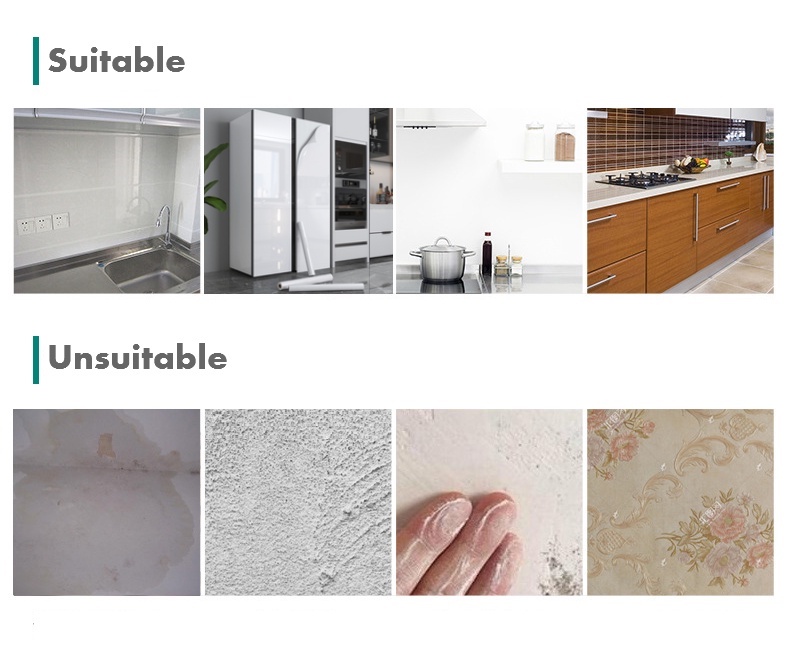 Glossy wallpaper/vinyl waterproof fridge film/thick wear-resistant ...