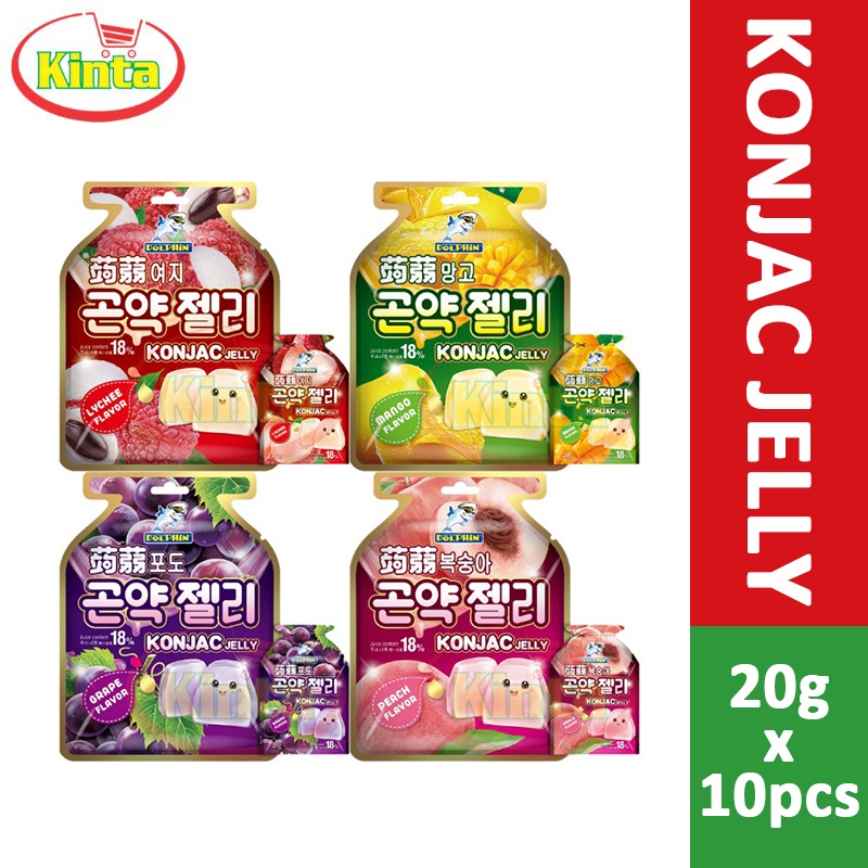 [HALAL]Captain Dolphin Konjac Jelly 20g x 15pcs | Shopee Singapore