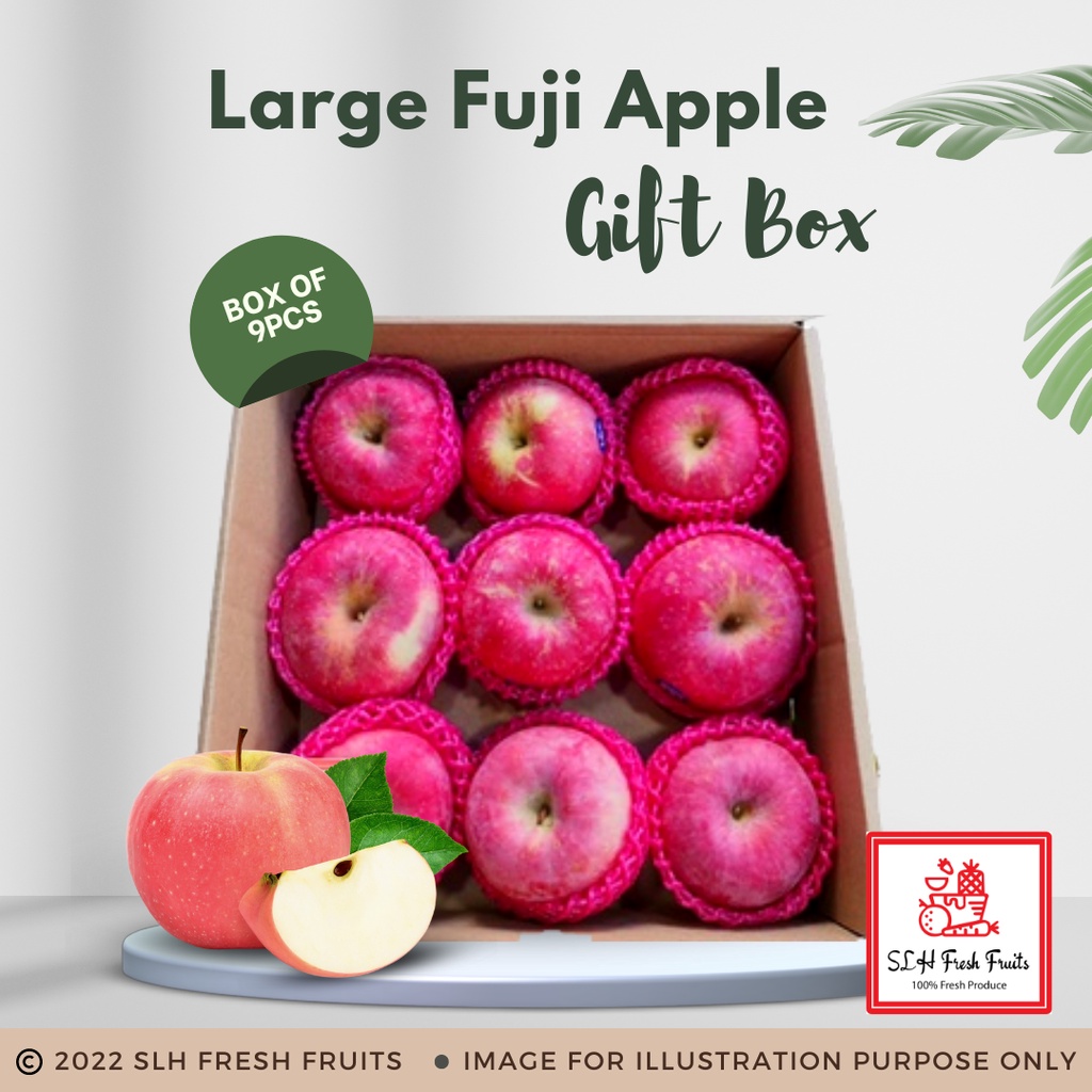 SLH Fuji Apple (Large) Gift Box (Box of 9pcs) | Shopee Singapore