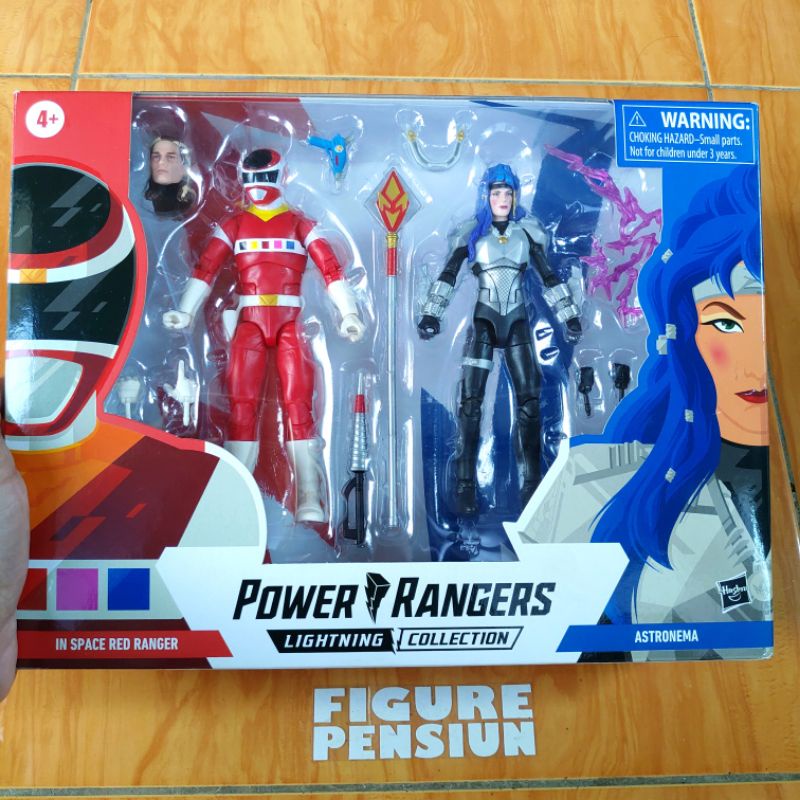HASBRO POWER RANGERS LIGHTNING COLLECTION IN SPACE RED RANGER ASTRONEMA ...