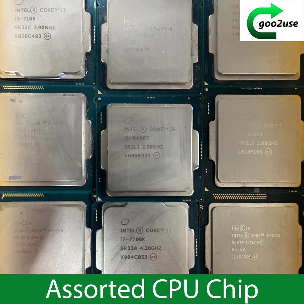 Intel i5-650, i5-660, i5-760, i5-2400, i5-3470, i5-4570, i5-6400T, i5-6600, i5-7600K CPU ...
