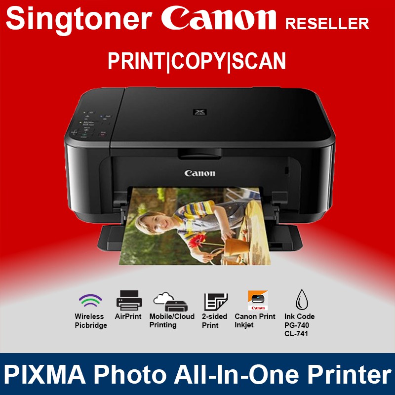 Canon PIXMA MG3670 Wireless All-In-One Colour Printer Color Inkjet ...