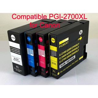 PGI 2700 XL COMPATIBLE CANON PIGMENT INK CARTRIDGES FOR MAXIFY MB5070 ...