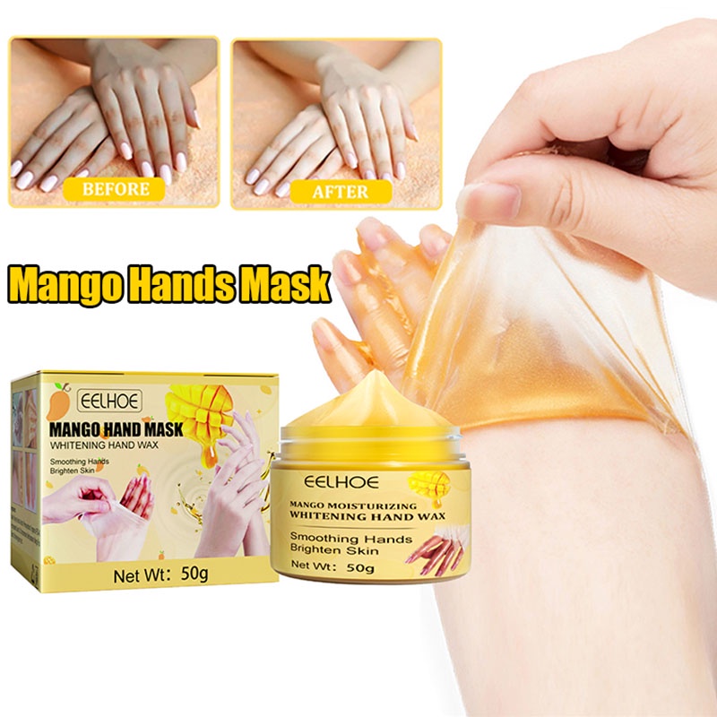 EELHOE Mango For Hands Mask Hand Wax Whitening Moisturizing Repair ...
