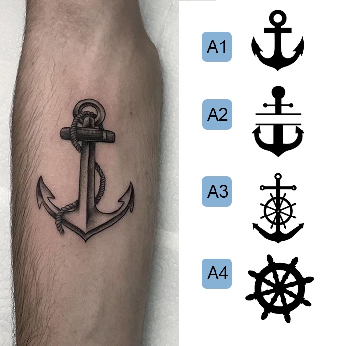 [Anchor] Anchor Temporary Tattoo/Pirate Temporary Tattoo | Shopee Singapore