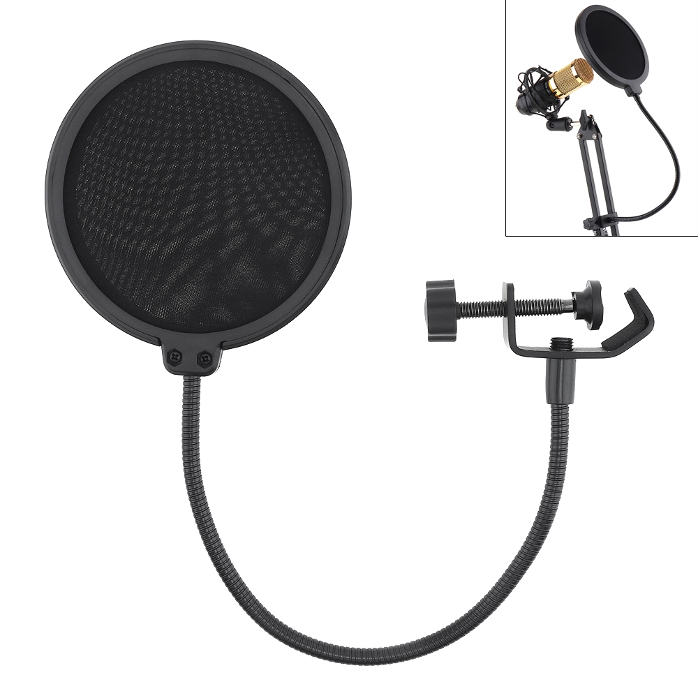 Studio Microphone Wind Screen Mask Mic Filter Shield | Shopee Singapore