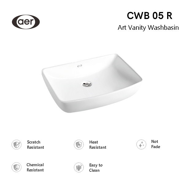 AER Counter Top Washbasin CWB 05-R | Shopee Singapore