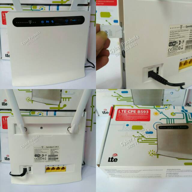 Wireless HUAWEI B593 4G LTE Mifi Router Modem/ CPE (UNLOCK ALL GSM ...